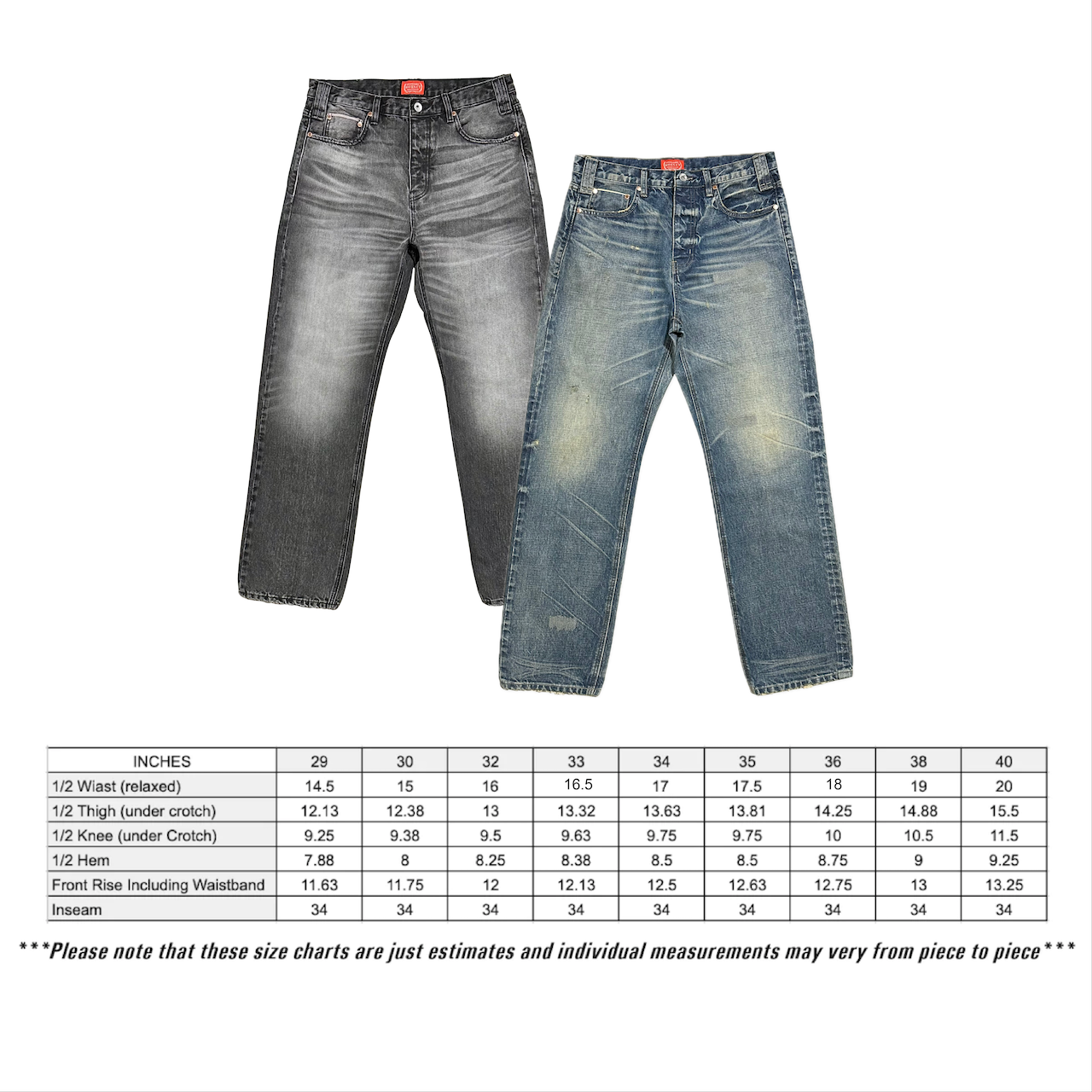 Classic Washed Straight Jean – HAVEN COURT